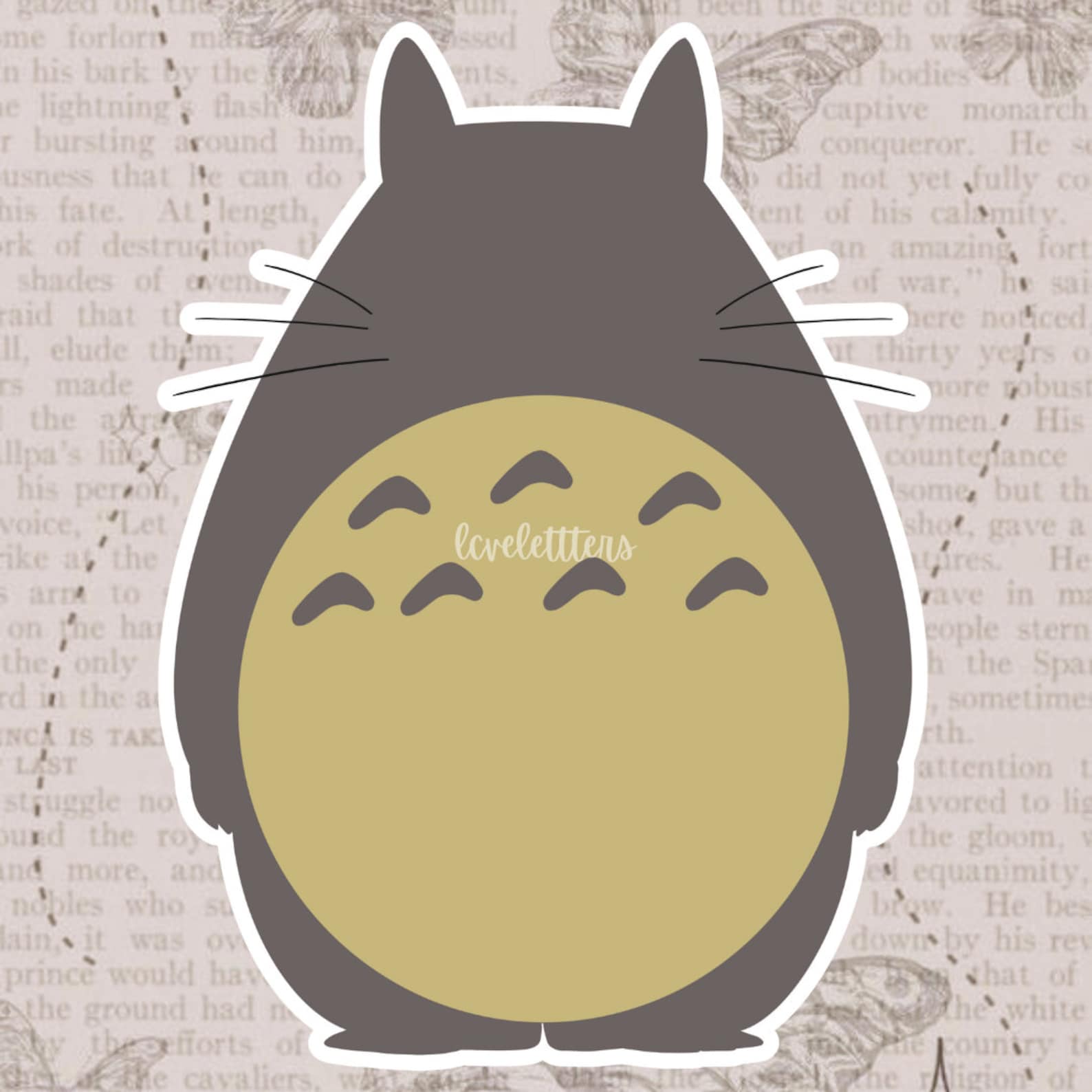 Totoro Sticker - Etsy