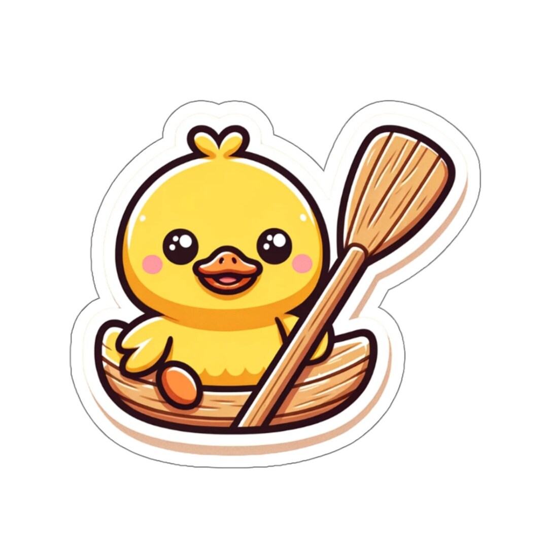 Duck Paddling Sticker Waterproof Sticker Durable Vinyl Sticker - Etsy