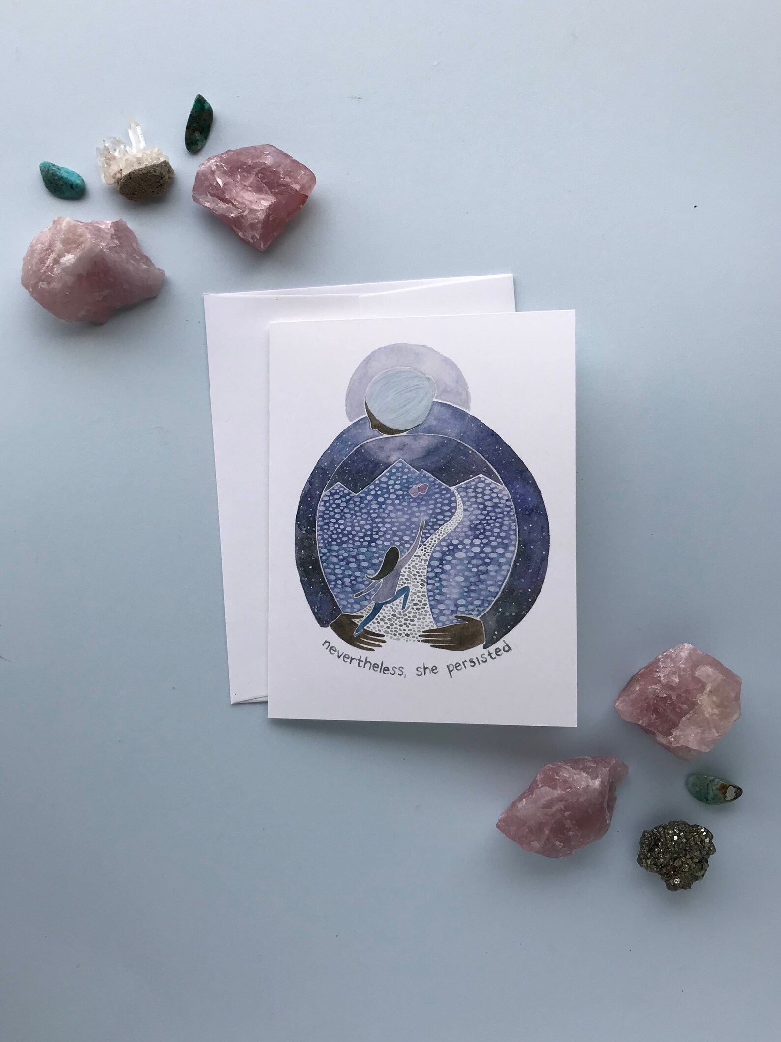 Nevertheless She Persisted Card / Greeting Card / | Etsy