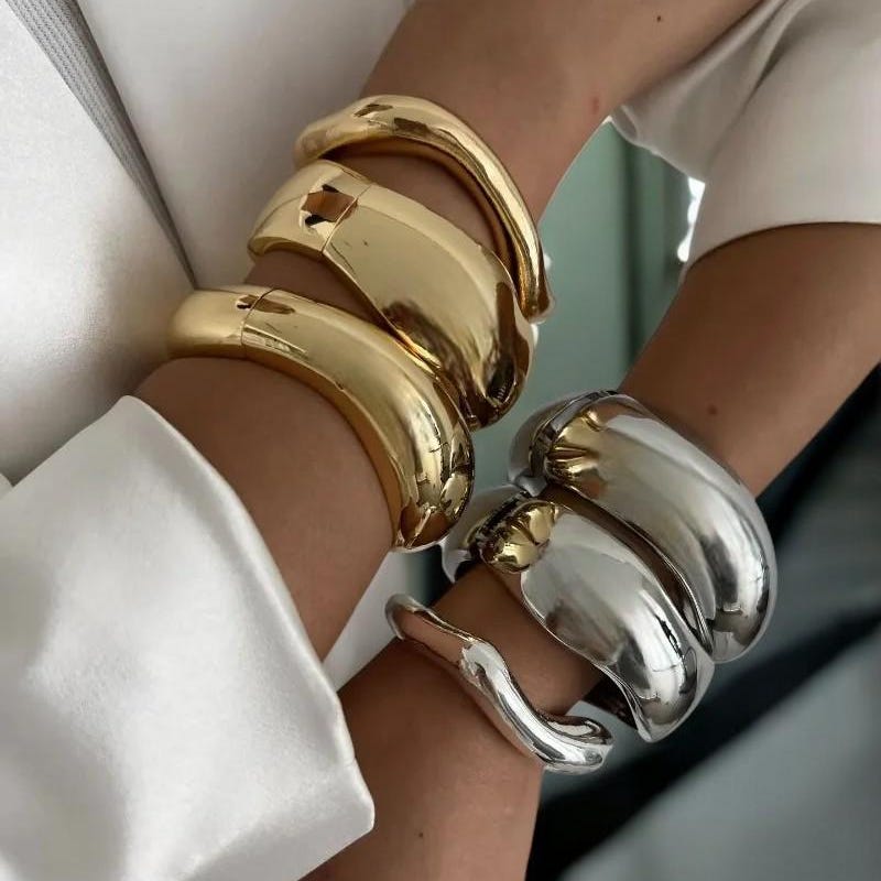 Chunky Bangle - Etsy