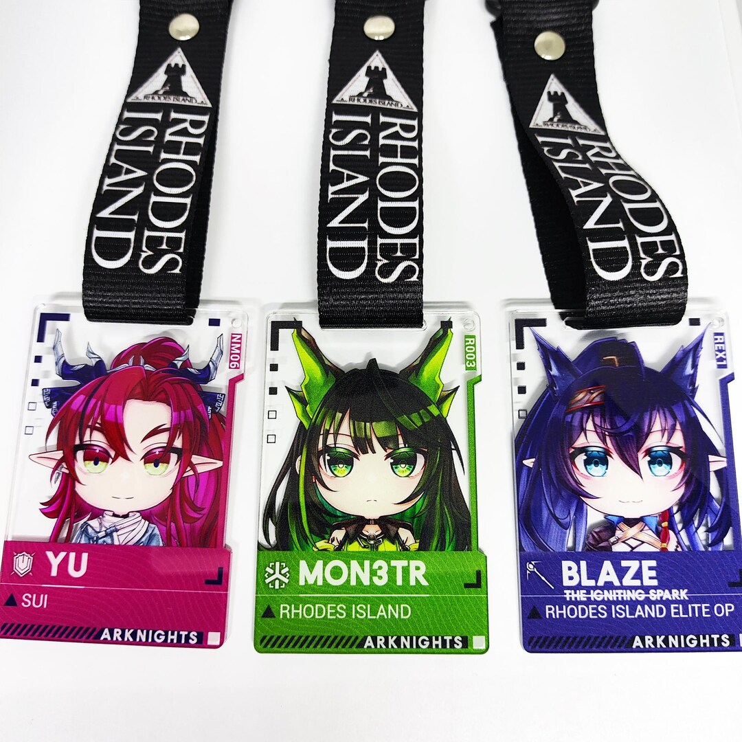 ARKNIGHTS Acrylic Bag Tag Keychain Vol. 2 L Maerachii - Etsy