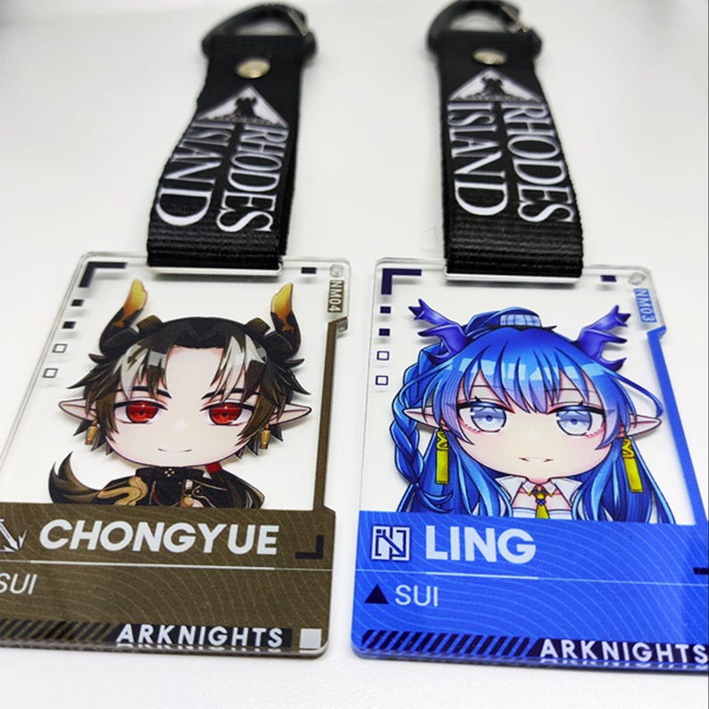 ARKNIGHTS Acrylic Bag Tag Keychain Vol. 1 L Maerachii - Etsy