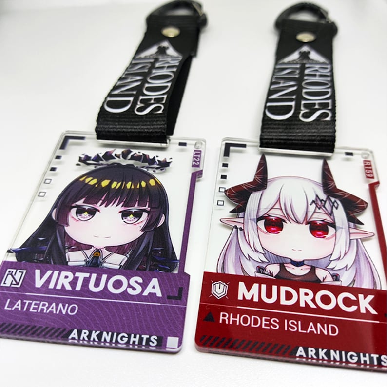 ARKNIGHTS Acrylic Bag Tag Keychain Vol. 1 L Maerachii - Etsy