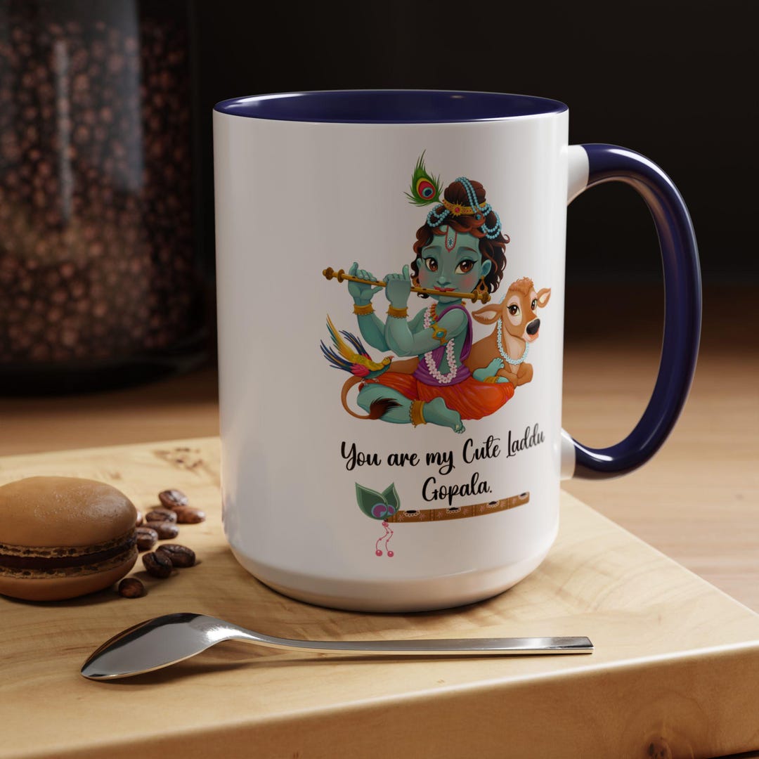 Krishna Mug, Mug for Kids, Mug for Toddlers, Milk Mug for Kids, Cute ...