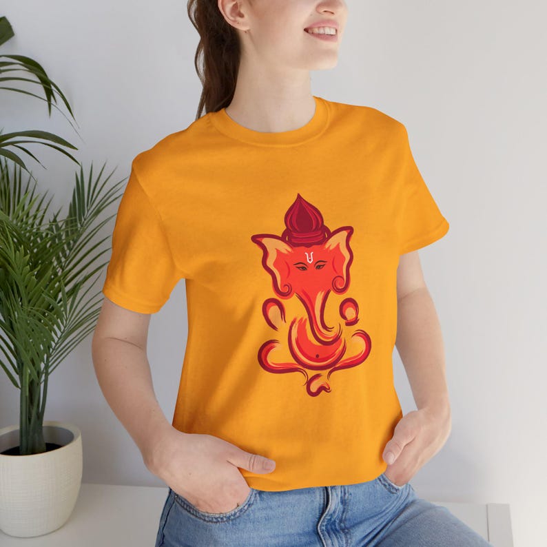 Ganesh Chaturthi T-shirt: Indian Festival Unisex Jersey Top - Etsy