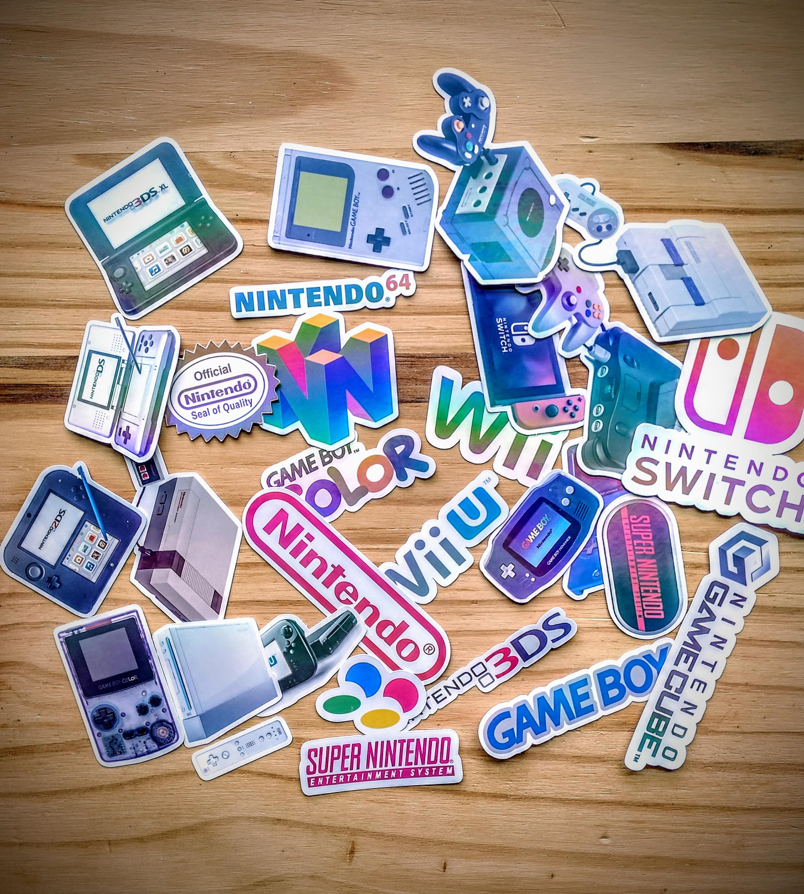 Game Consoles Stickers - Nintendo Collection - Set of 26 - Etsy