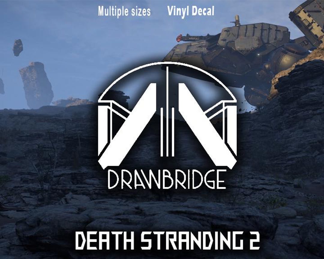 Death Stranding 2 | Sticker | Video Game | DRAWBRIDGE | Gaming | Decal ...