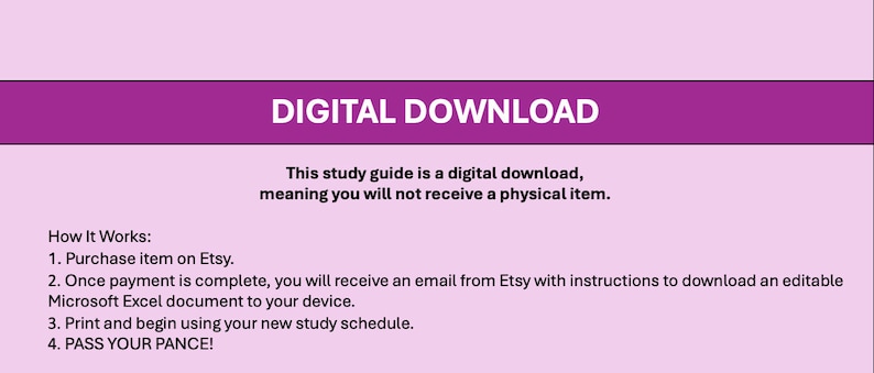 3 Week PANCE Study Plan for the Physician Assistant Student / PANRE ...
