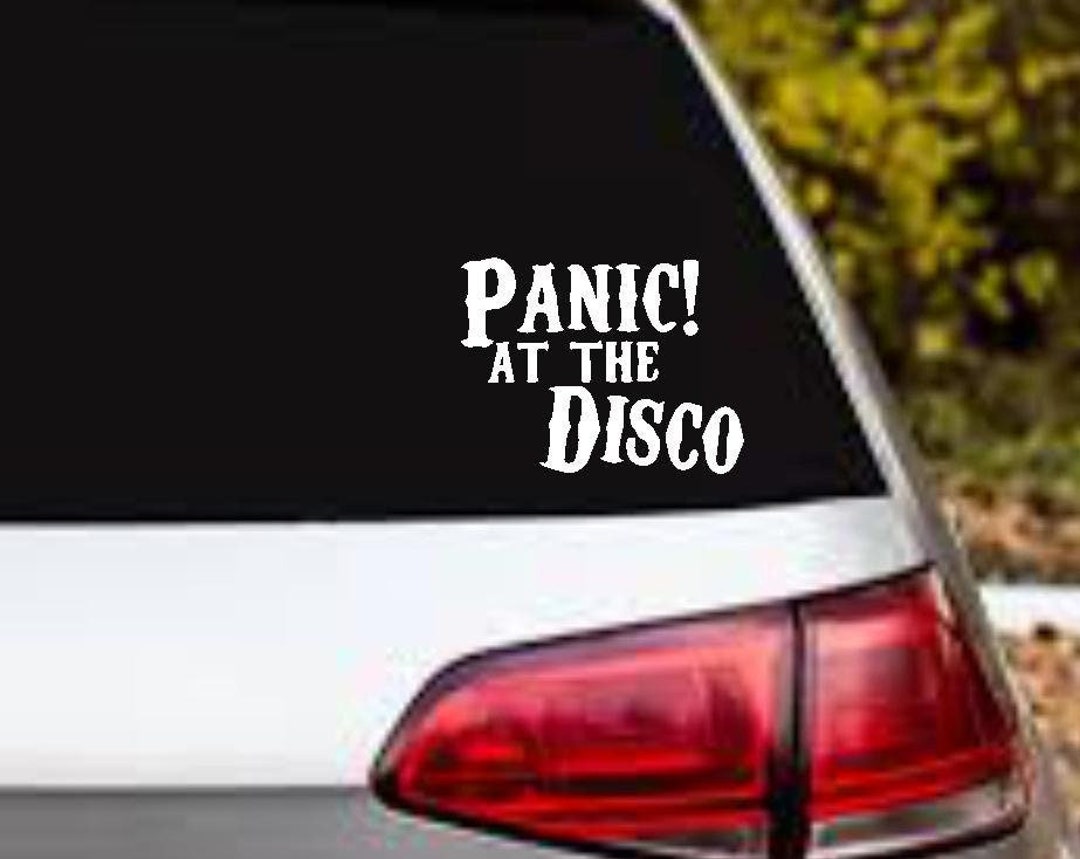 Panic at the Disco Car Decal, Panic at the Disco Laptop Decal - Etsy