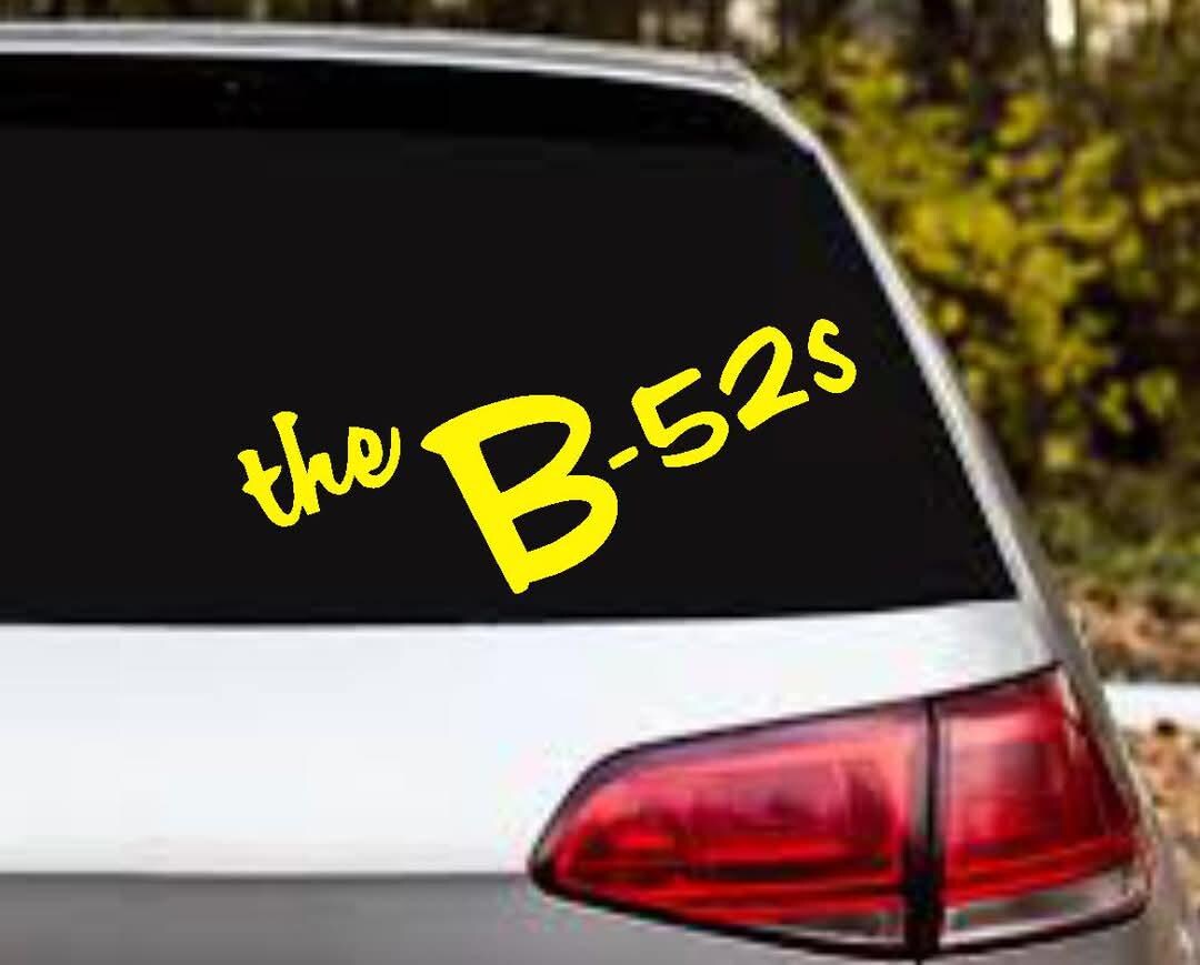 The B-52s Decal, the B-52s Sticker, New Wave Band Decal-many Colors ...
