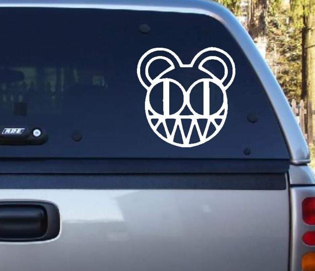 Radiohead Decal, Radiohead Sticker, Laptop or Car Decal-many Color ...