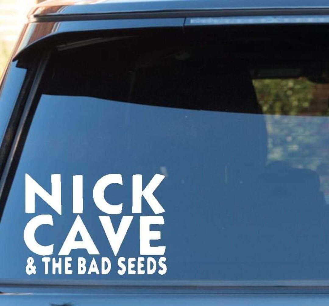 Nick Cave & the Bad Seeds Decal, Nick Cave Sticker, Laptop Sticker ...