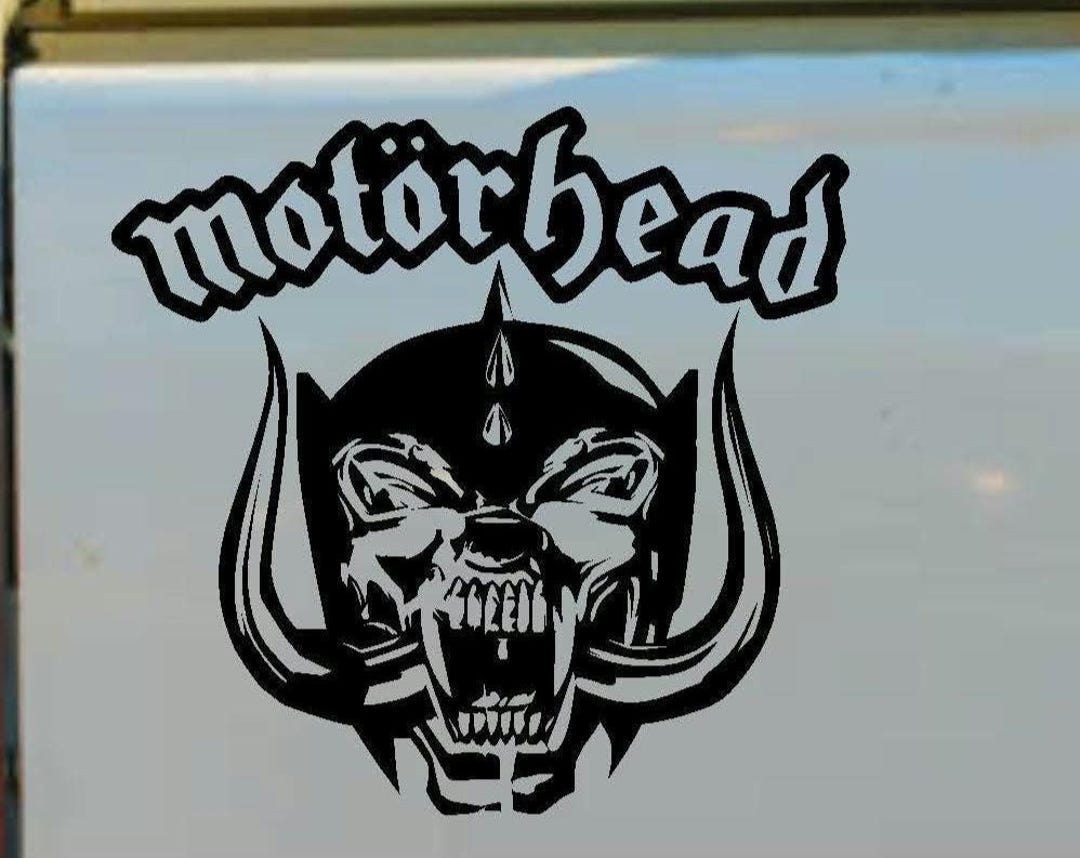 Motorhead Vinyl Decal, Lemmy ,motorhead Laptop Sticker, Heavy Metal Car ...