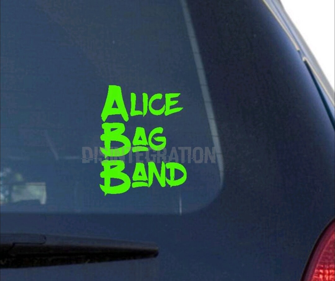 Alice Bag Band Car Decal, Punk Decal, Assorted Sizes - Etsy