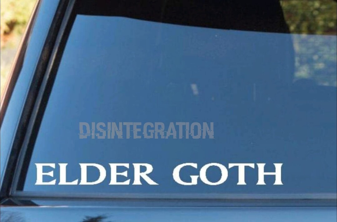 Elder Goth Vinyl Decal - Etsy
