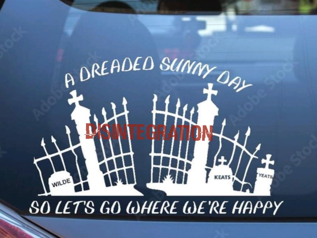 The Smiths Vinyl Decal, Goth Decal, Cemetery Gates - Etsy