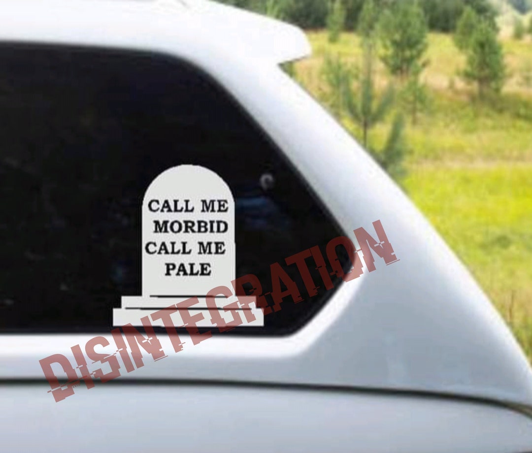 The Smiths Decal, Morbid Decal, Cemetery Decal, Goth Decal, Emo Decal ...