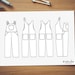 Toddler Overalls Technical Fashion Drawing - Etsy