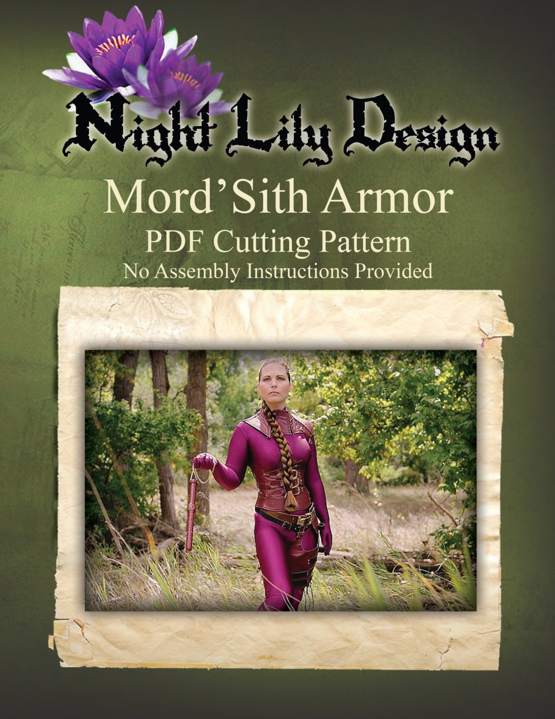 Digital Sewing Pattern for Mord'sith Style Armor Based off the TV Show ...