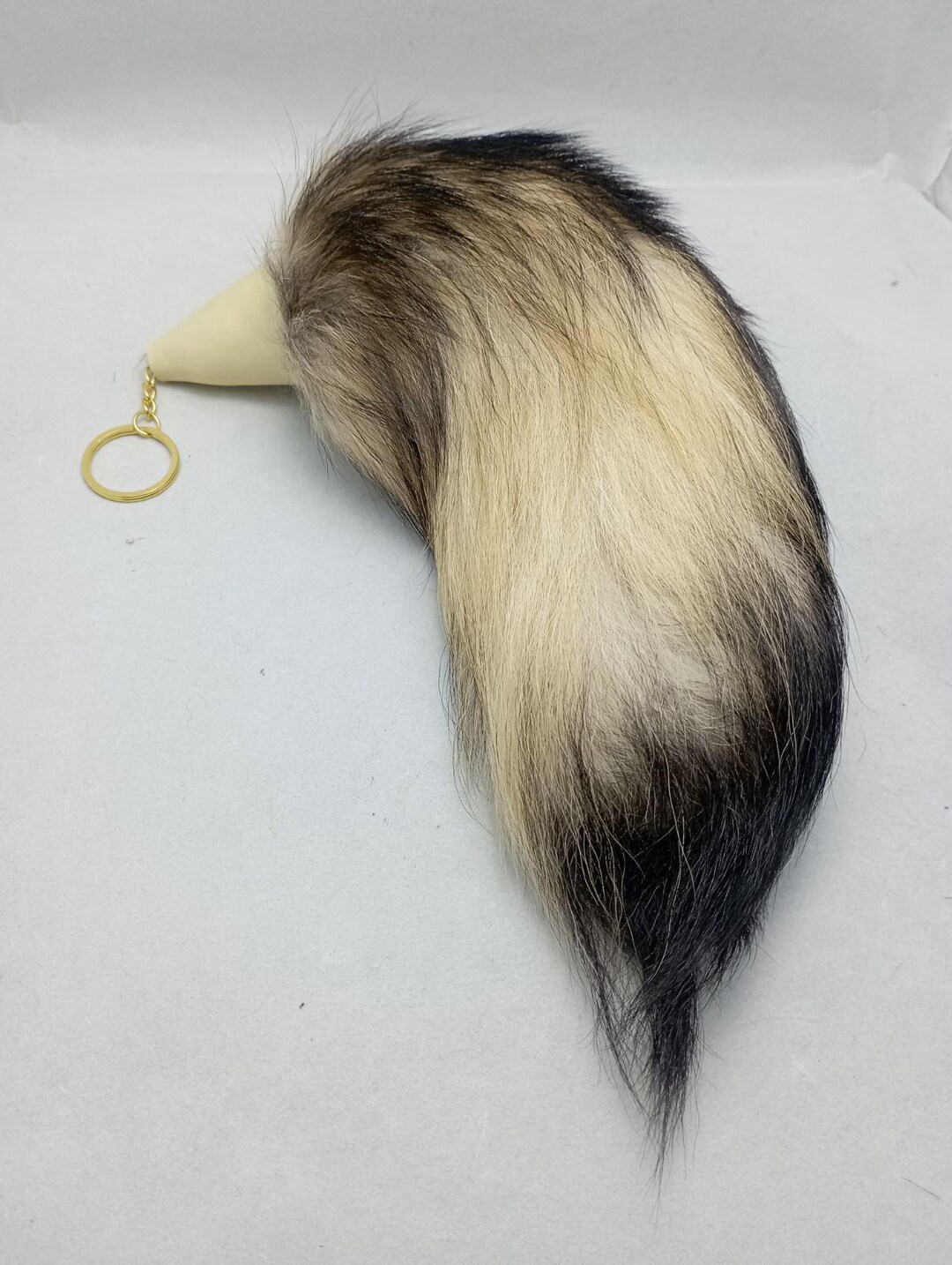 Finnraccoon SAGA FURS Real XXL Ultra Long Tanuki Fur Tail Keychain ...