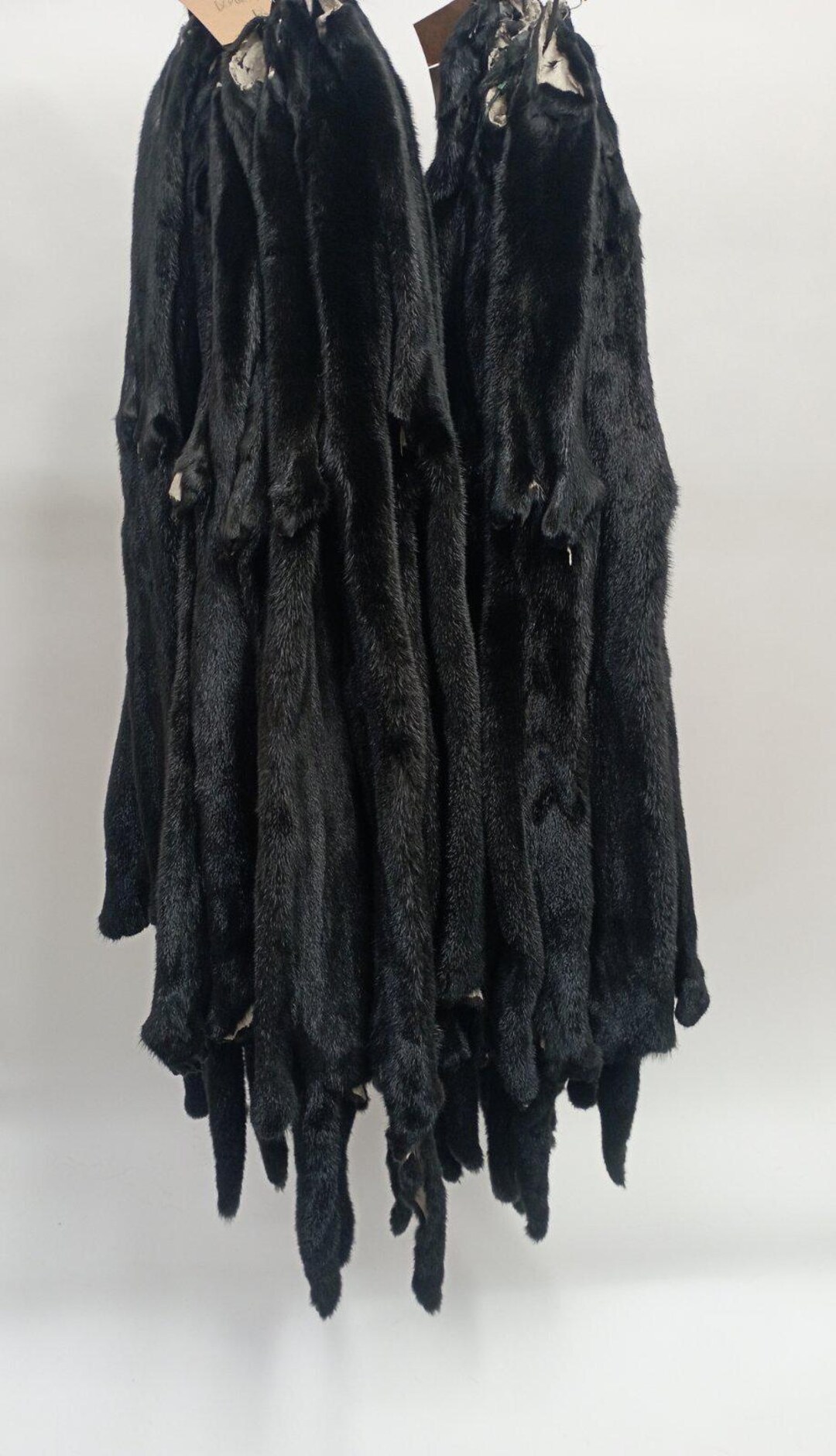 XL Long Tanned SAGA ROYAL Black Fur Pelts From Finland - Etsy