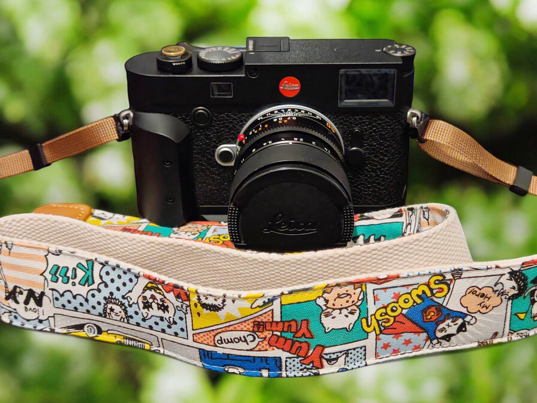 Cartoon Cat Camera Strap Adjustable Camera Neck Strap Universal Strap ...