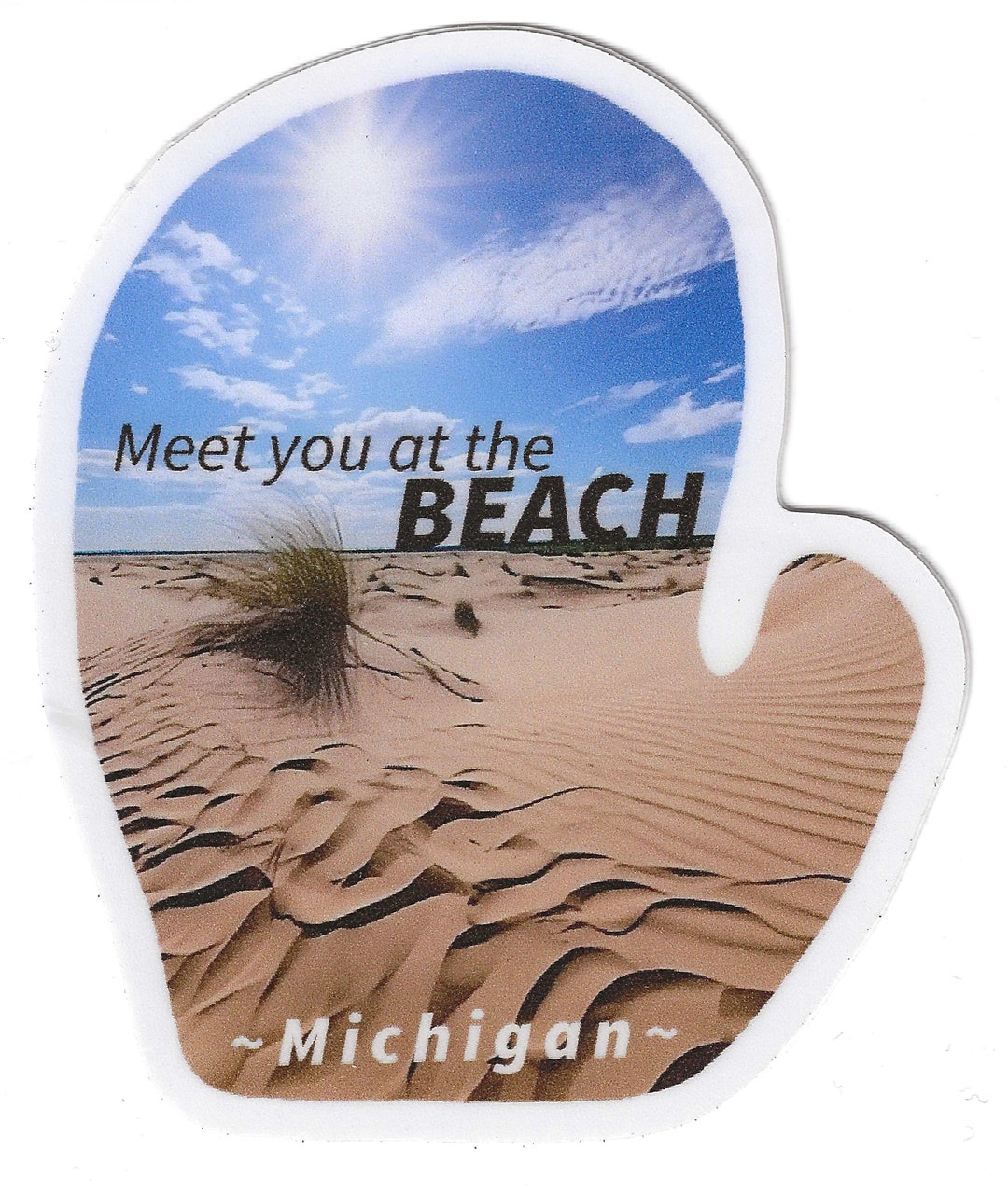 Michigan Sandy Beaches Vinyl Decal - Etsy