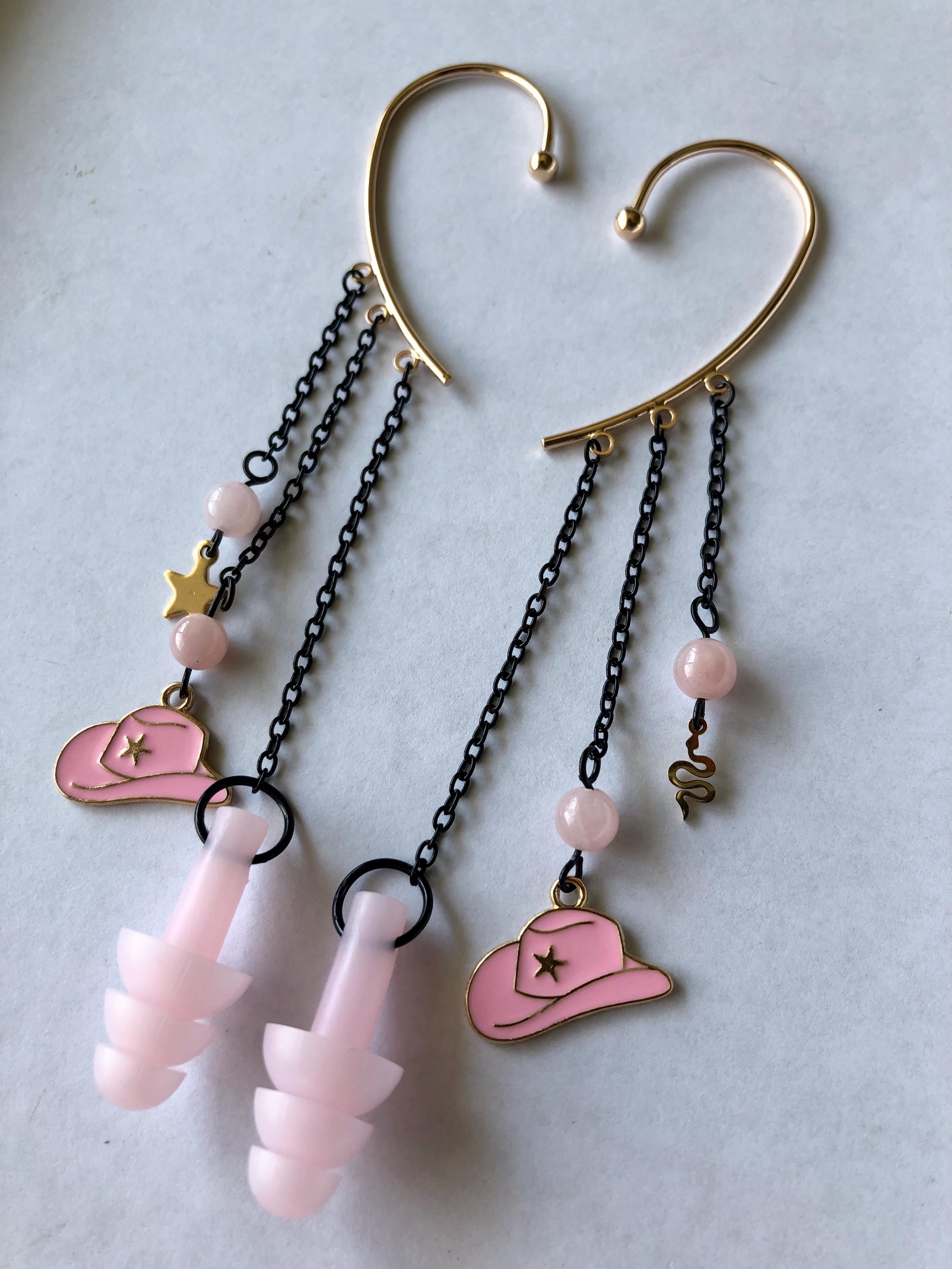 PINK PONY PLUG | Handmade Ear Cuff Earplugs |music | Concerts | Rave ...