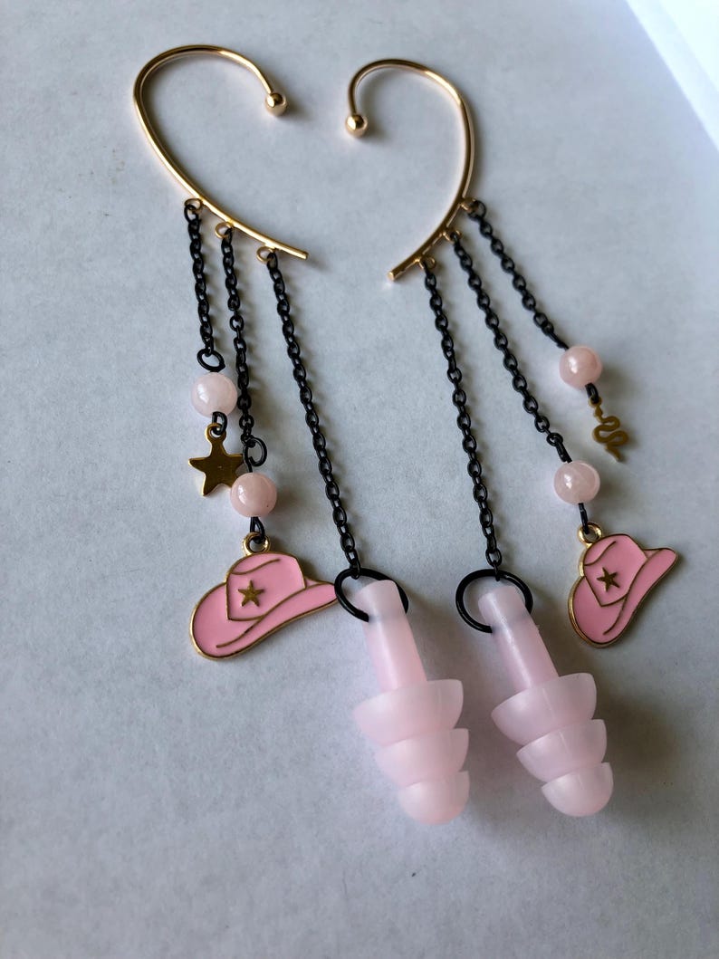PINK PONY PLUG | Handmade Ear Cuff Earplugs |music | Concerts | Rave | Live Music - Etsy