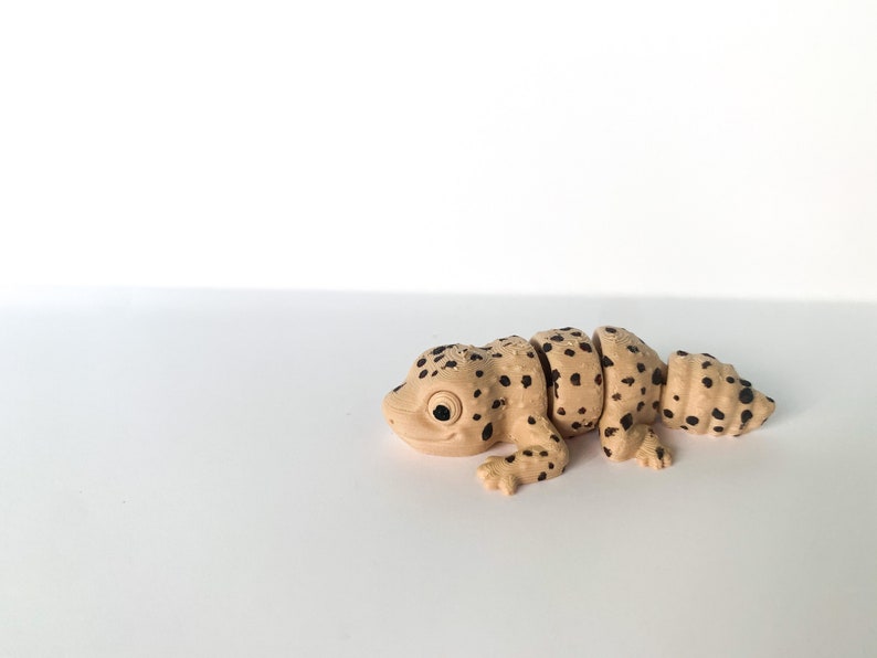 3D Printed Articulated Flexy Leopard Gecko Fidget Toy - Etsy