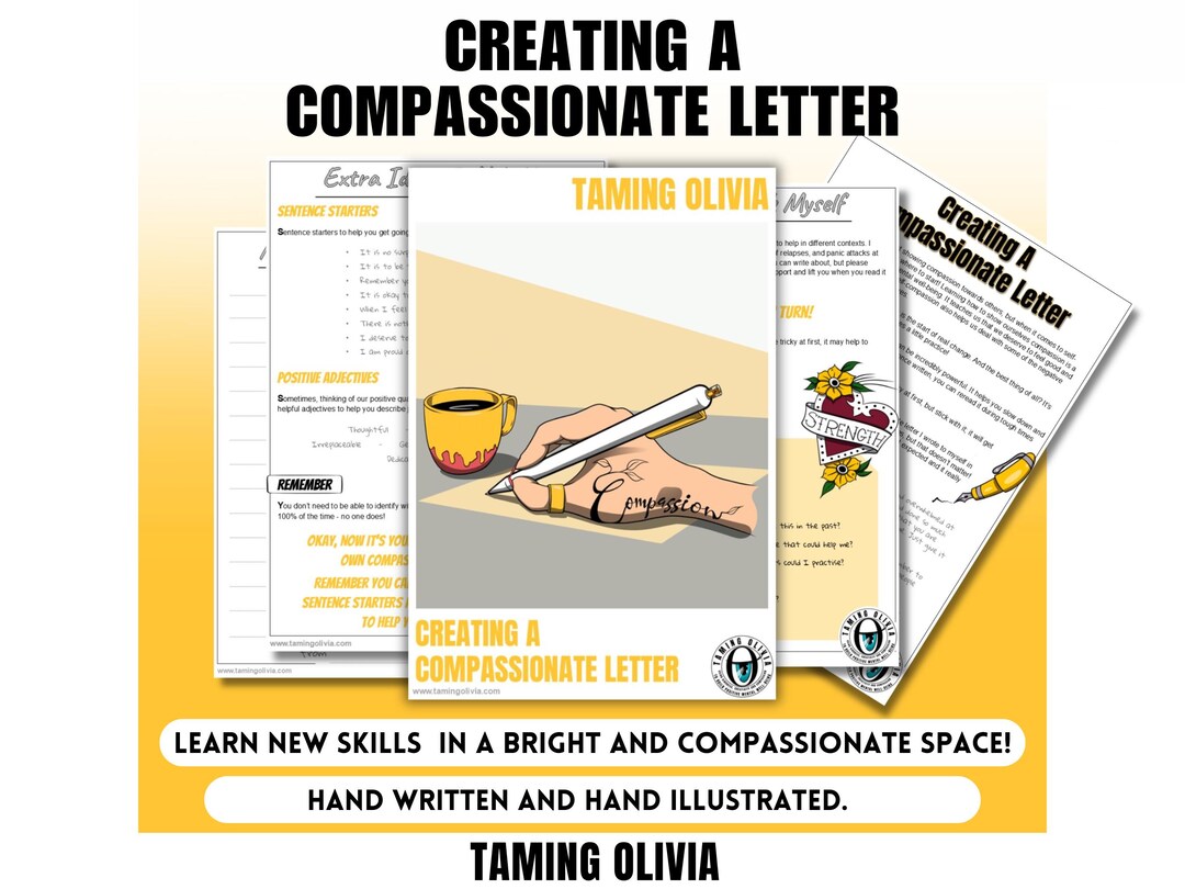 Creating a Compassionate Letter | Learn How to Show Yourself Compassion ...