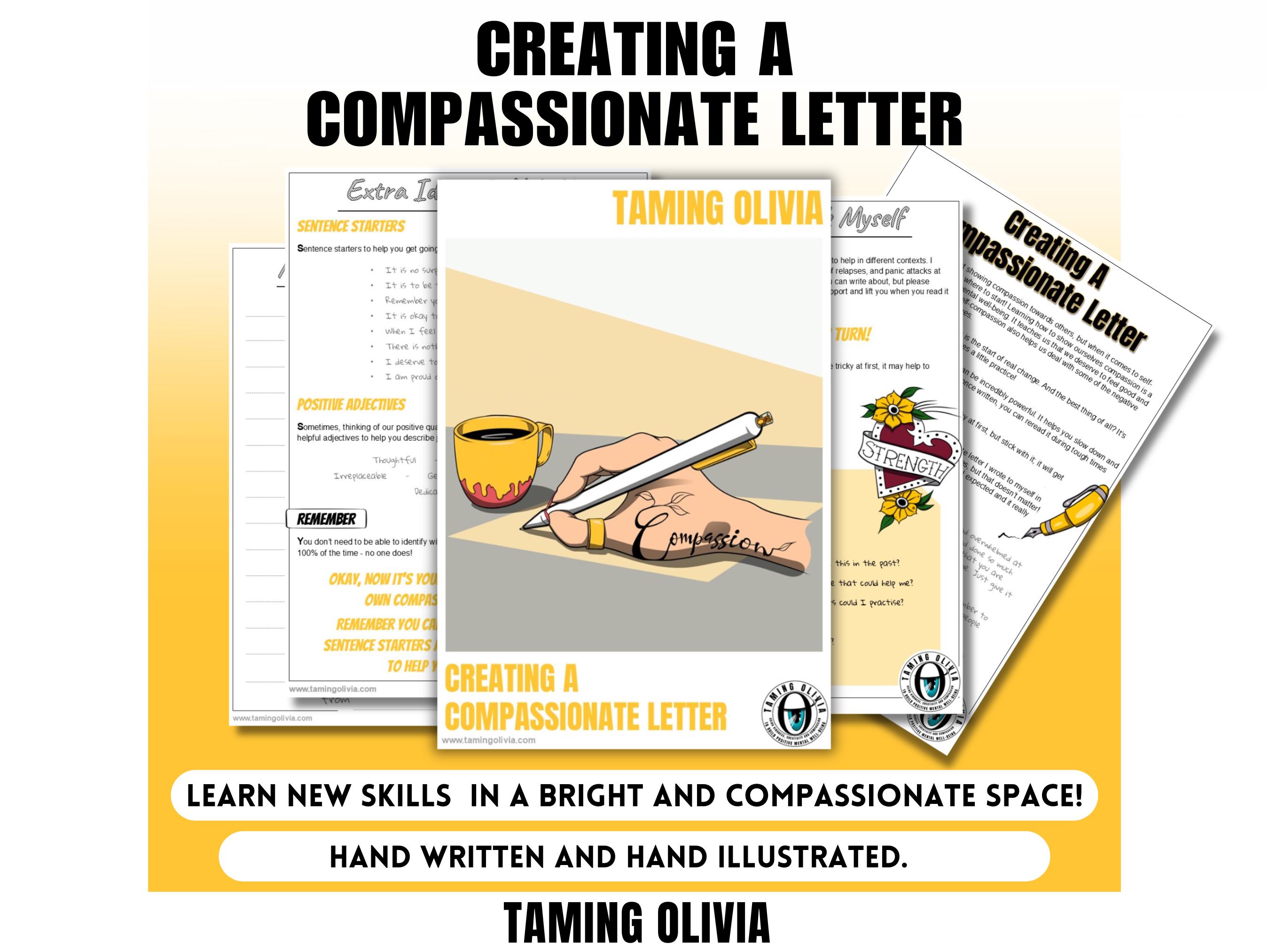 Creating a Compassionate Letter | Learn How to Show Yourself Compassion ...