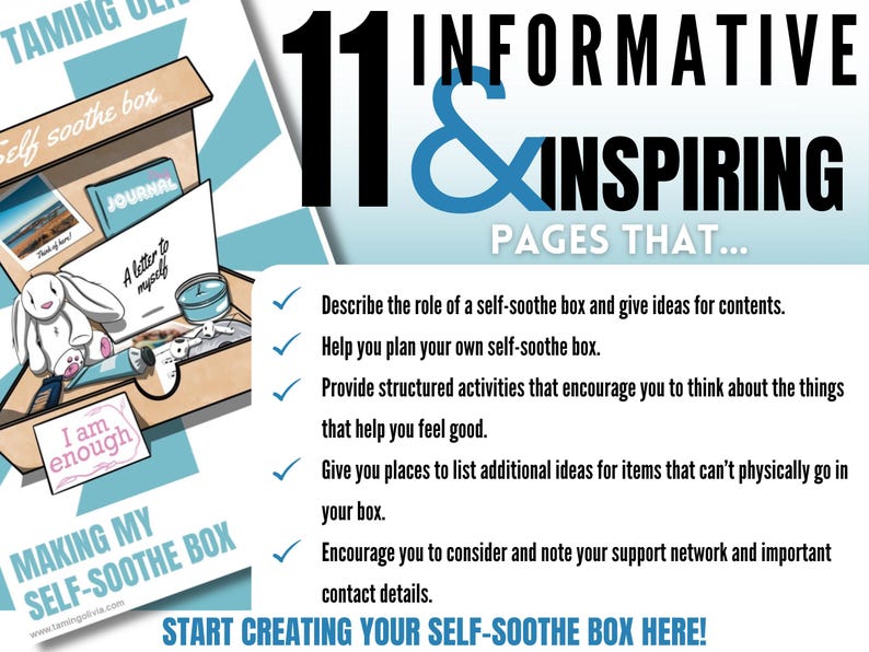 Self-soothe Box | Relapse Prevention | Self-compassion | Self-love ...