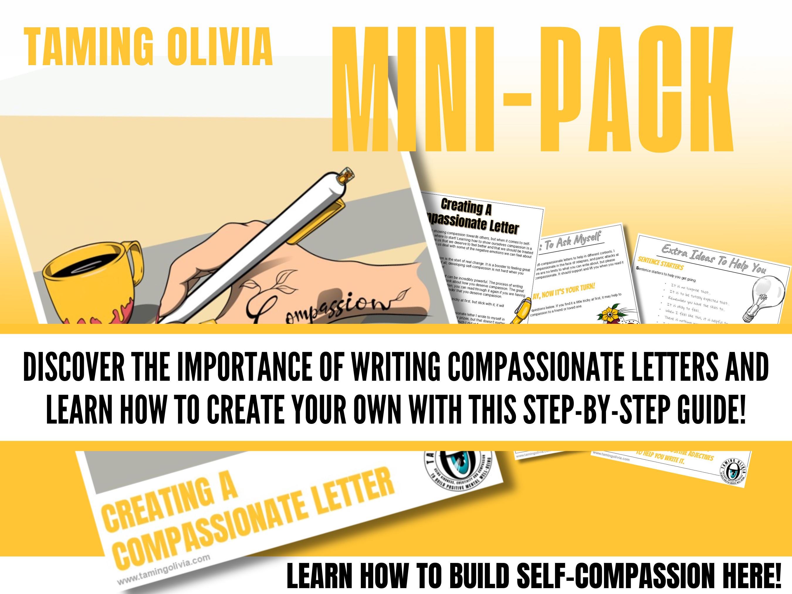 Creating a Compassionate Letter | Learn How to Show Yourself Compassion ...