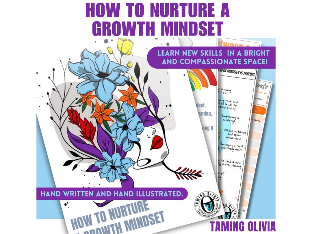 Nurturing a Growth Mindset | How to | Self-kindness | Guide | Step by ...
