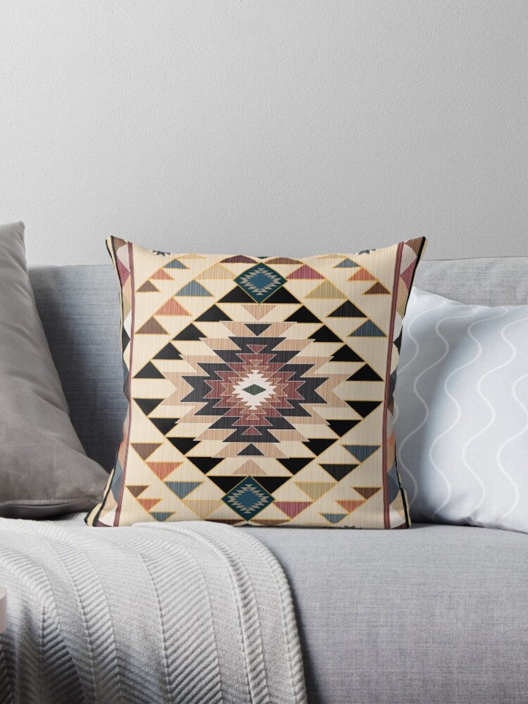 Southwestern Aztec Pattern Makes a Statement With Rich Colors That Are ...