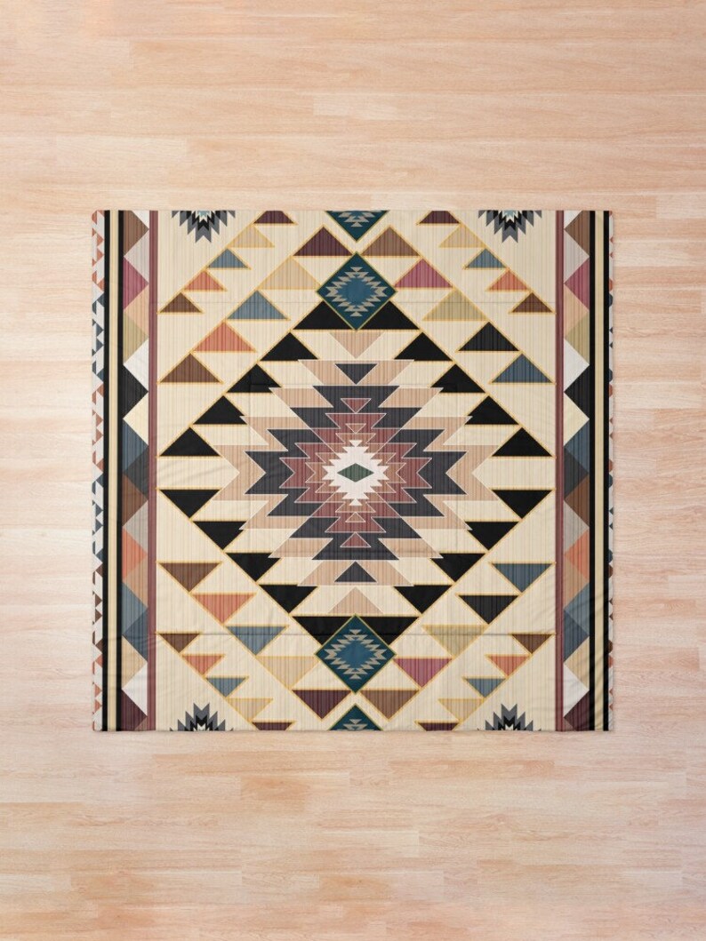 Southwestern Aztec Pattern Makes a Statement With Rich Colors That Are ...