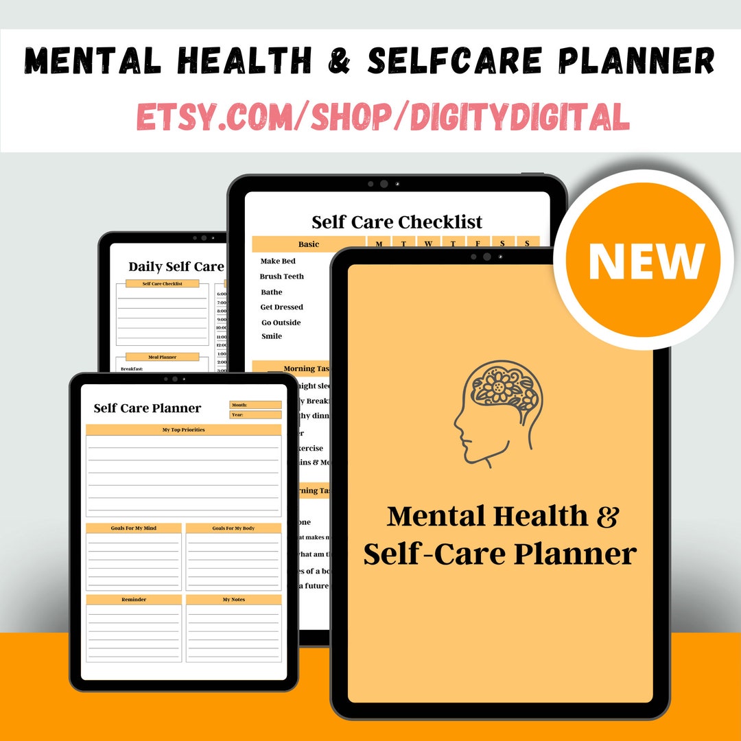Mental Health Journal Bundle Mental Health Planner Bundle for Self Care ...