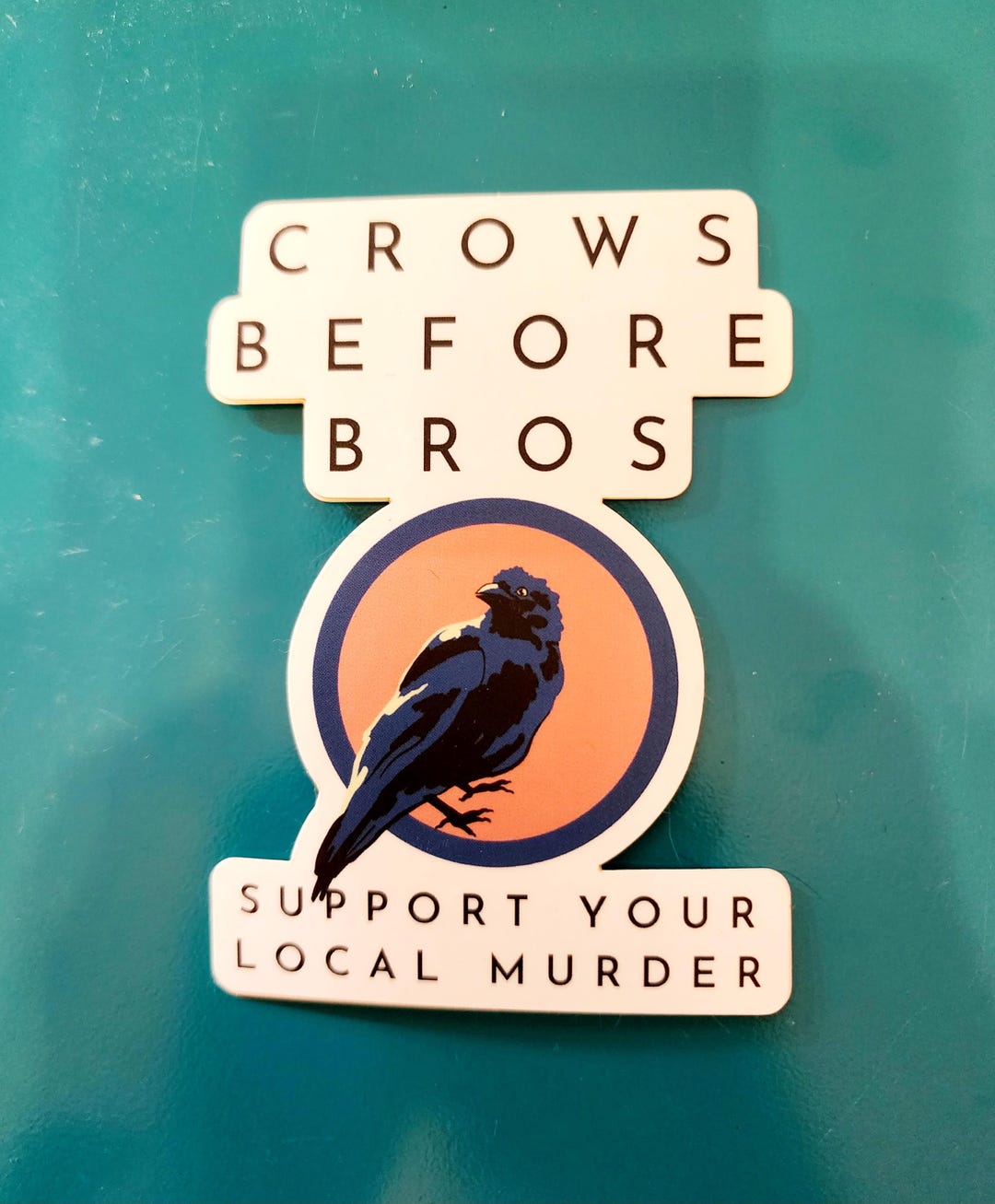Crows Before Bros Original Art Vinyl Sticker - Etsy