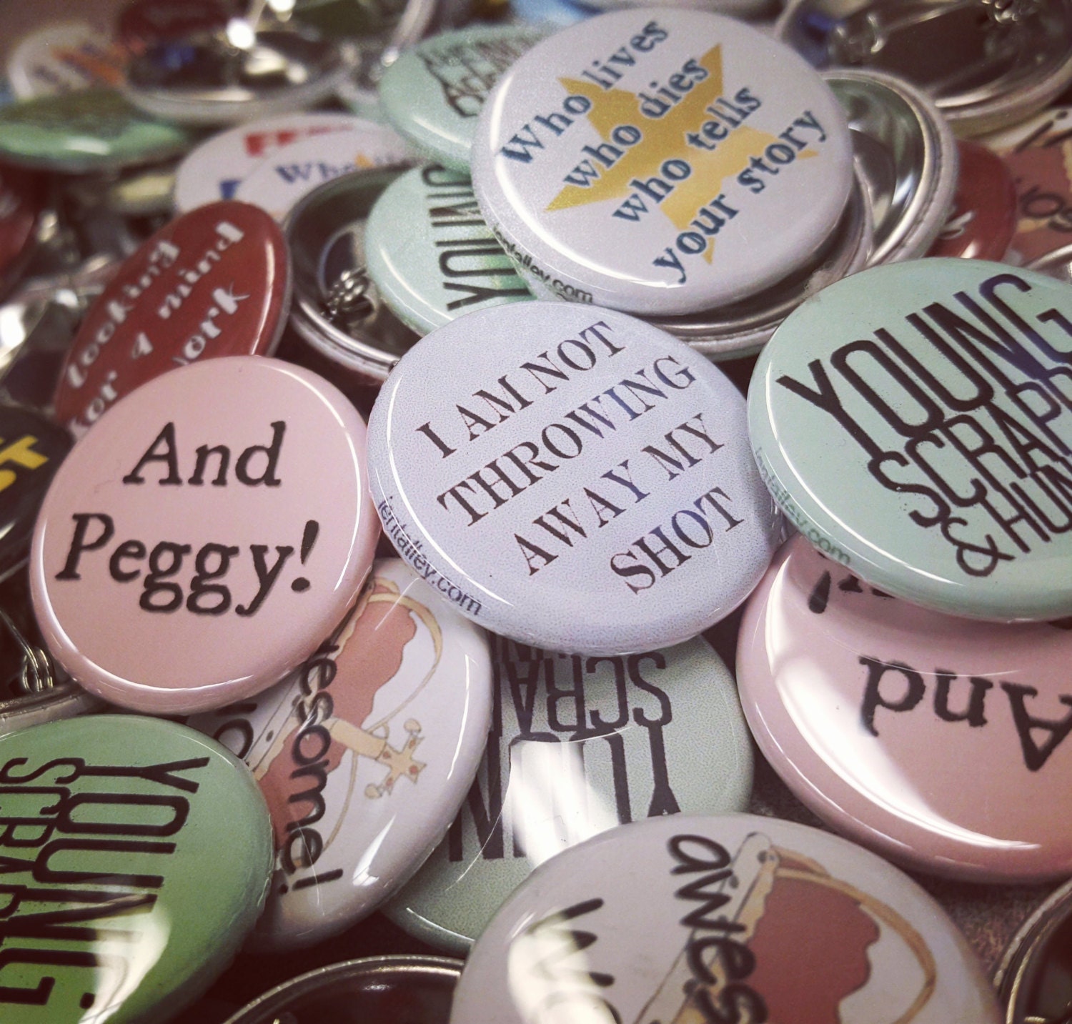 Set of 5 Act I Hamilton-inspired Pinback Buttons 1.25 - Etsy