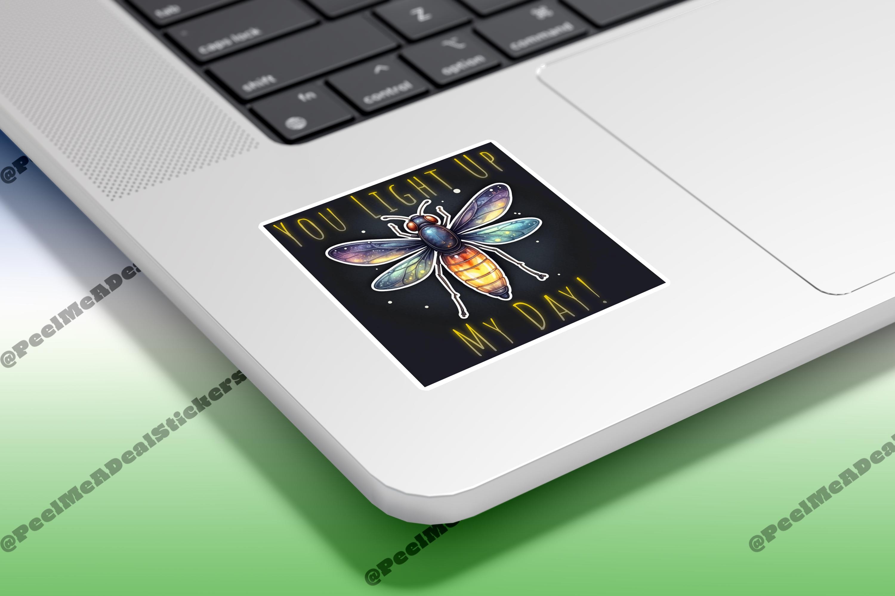 You Light up My Day Firefly Sticker – Cute Insect Design, Sweet Love ...