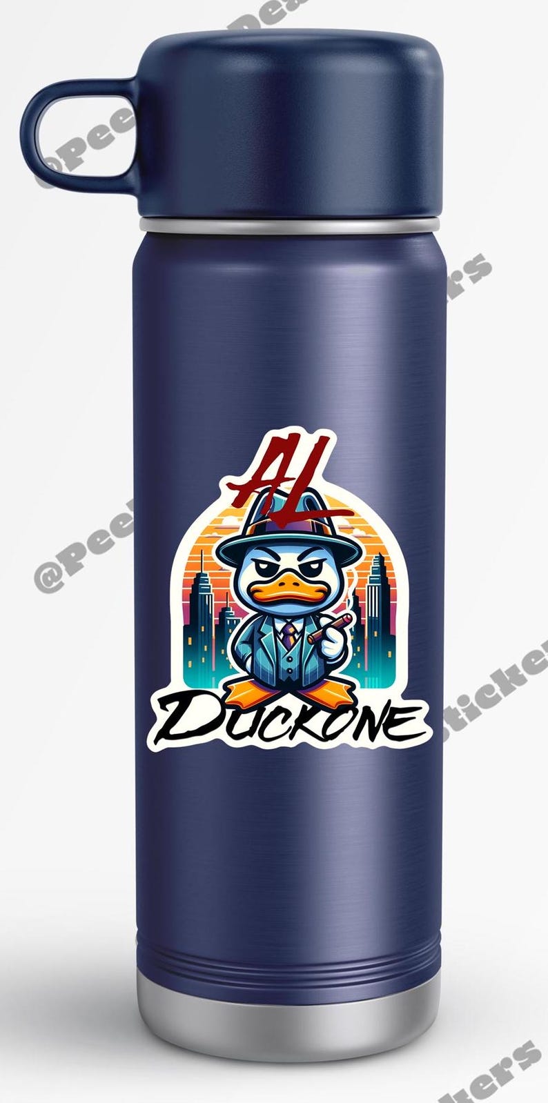 Mobster Duck Sticker - Al Capone Inspired Vinyl Sticker | Vintage ...