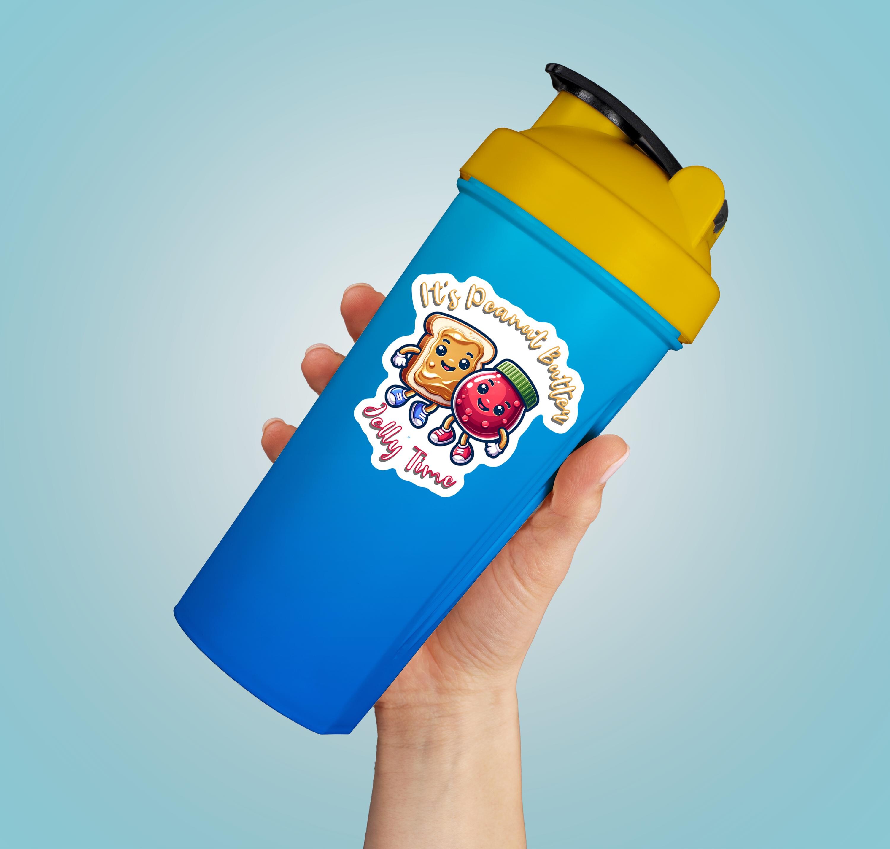Peanut Butter Jelly Time Sticker - Cute PB&J Food Decal for Kids and ...