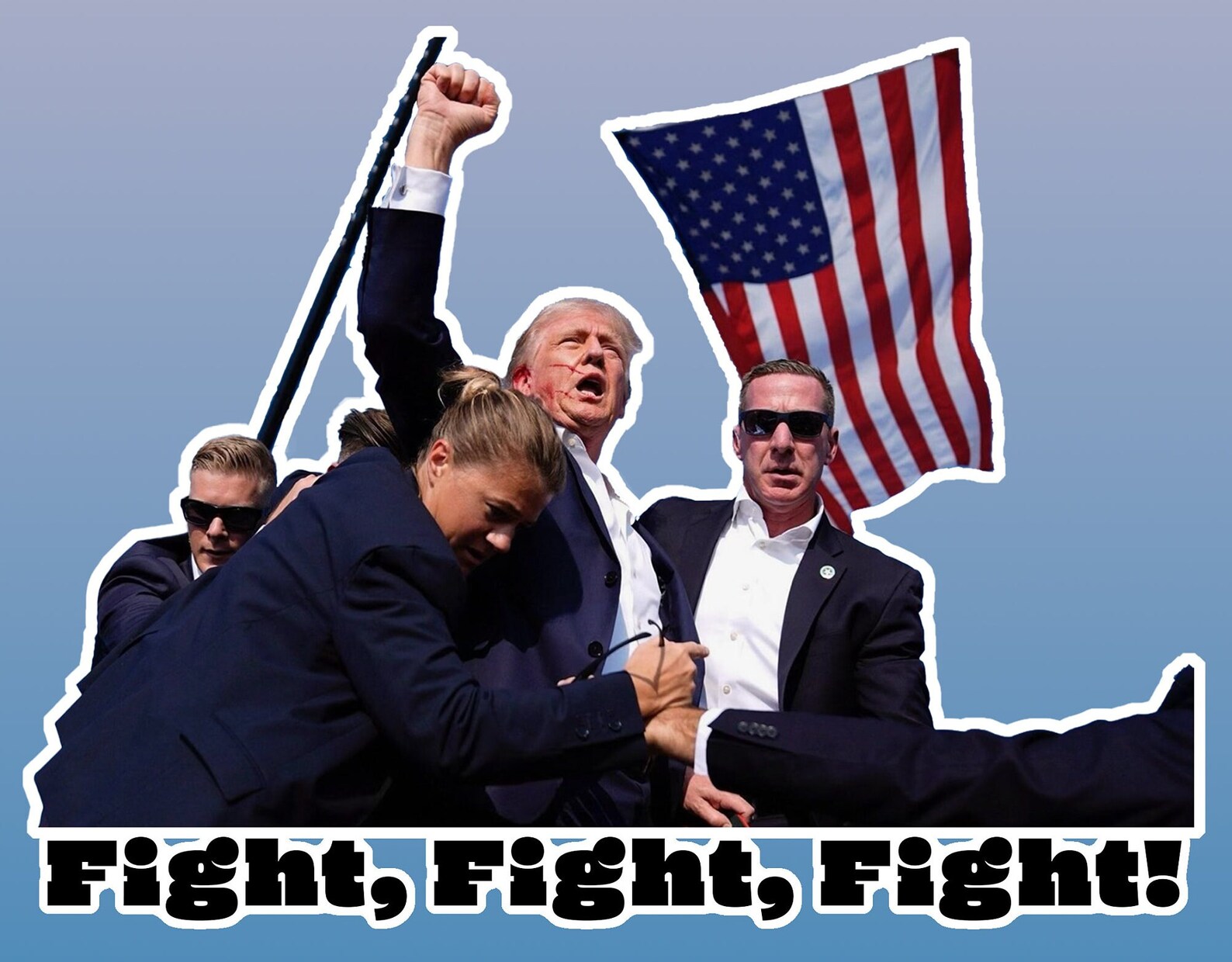 Resilience Sticker - 'fight Fight Fight' | Empowering Vinyl Decal ...