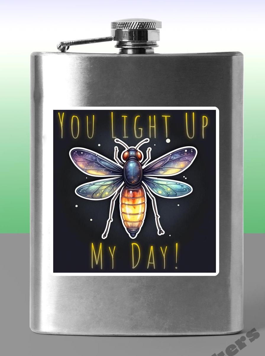 You Light up My Day Firefly Sticker – Cute Insect Design, Sweet Love ...