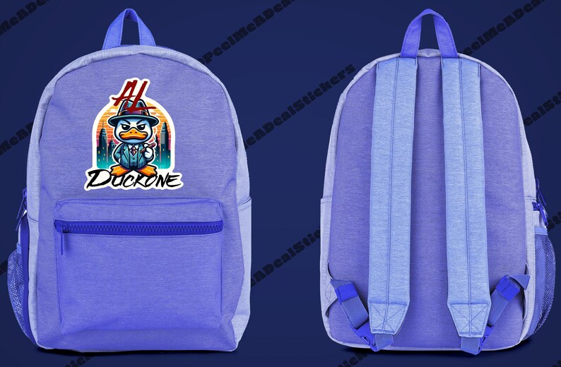 Mobster Duck Sticker - Al Capone Inspired Vinyl Sticker | Vintage ...