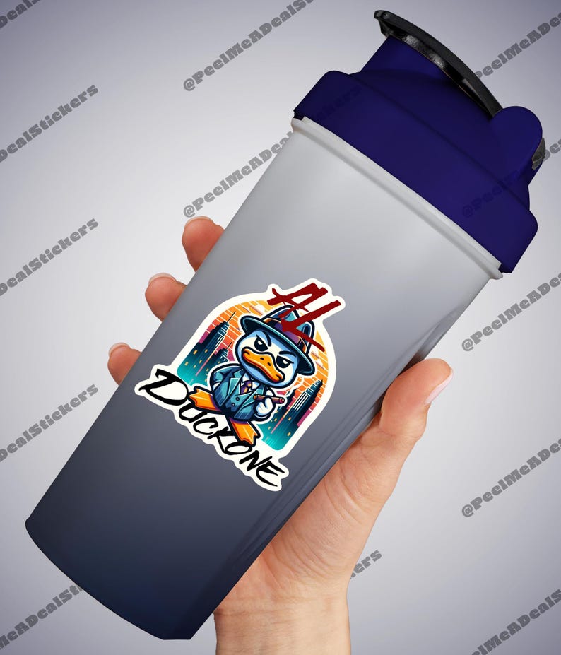 Mobster Duck Sticker - Al Capone Inspired Vinyl Sticker | Vintage ...