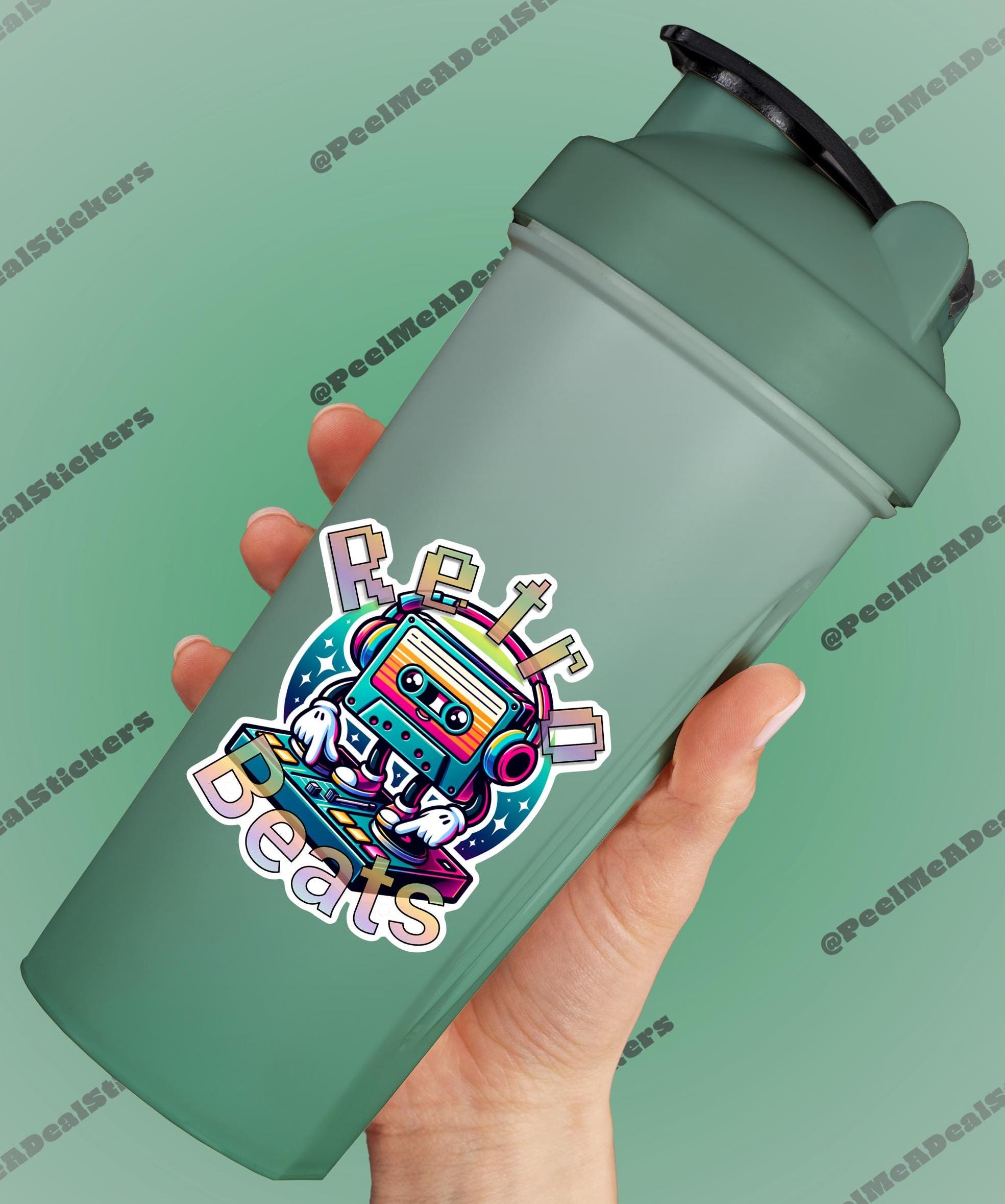 Retro Beats Musical Sticker - Die Cut - Etsy