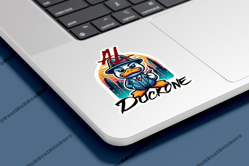 Mobster Duck Sticker - Al Capone Inspired Vinyl Sticker | Vintage ...