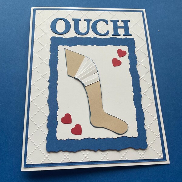 Broken Leg Card - Etsy